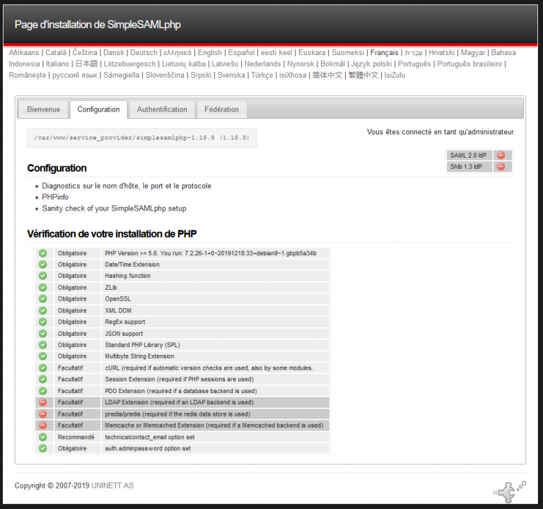 Comment créer un service provider SAMLV2 avec SimpleSAMLPHP - Inazo ...